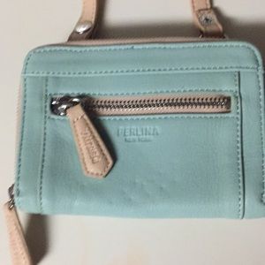 Perlina | Bags | Perlina Mint Green Wallet Crossbody | Poshmark